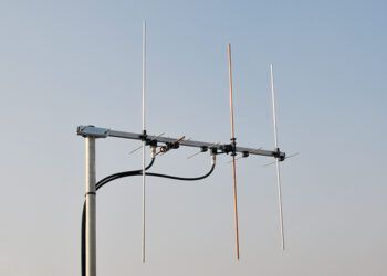 Two connectors dual band antennas for 2m and 70cm