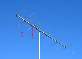 DualBand Yagi 2m 222MHz For Rover Use In VHF Contests 2m222M16DXP-2C